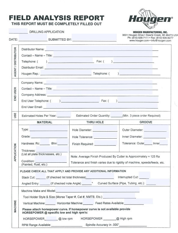 Hougen Parts — Hougen Mag Drills