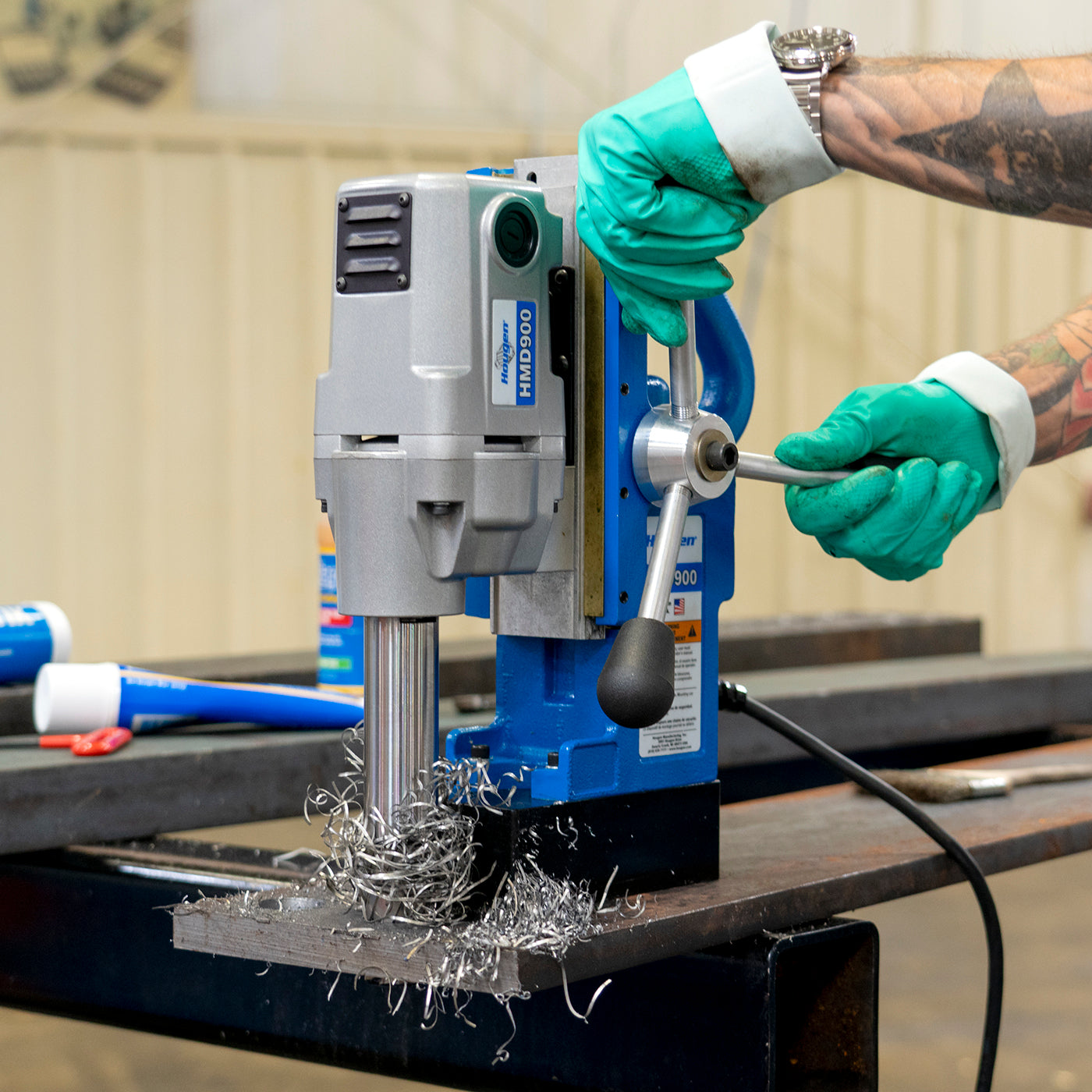 Hougen HMD900 Portable Magnetic Drill — Hougen Mag Drills