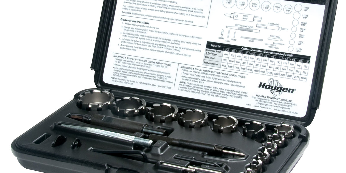 Hougen 11087 Combo Kit Fractional Combo Kit Combines the 11075 and 110 ...